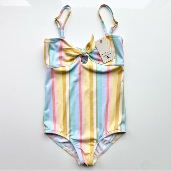 Billabong | Swim | New Billabong Girls One Piece Swim In Rainbow Stoked ...